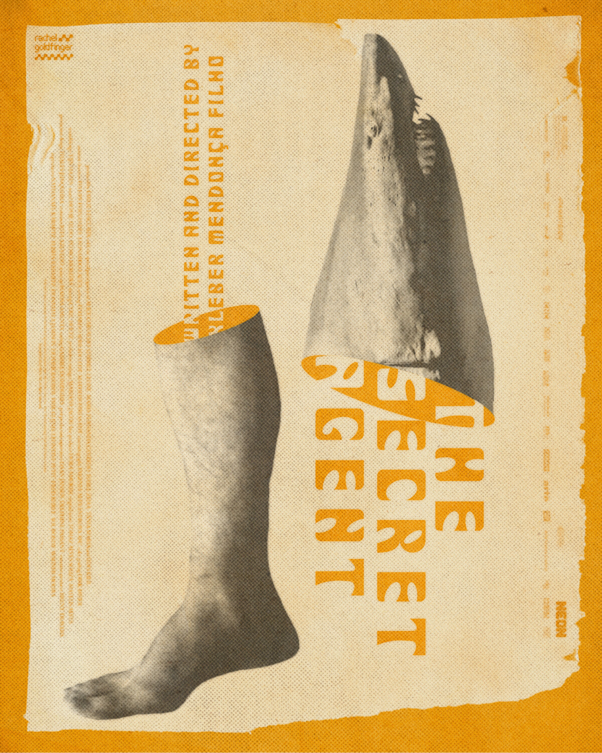 The Secret Agent | Poster By Rachel Goldfinger