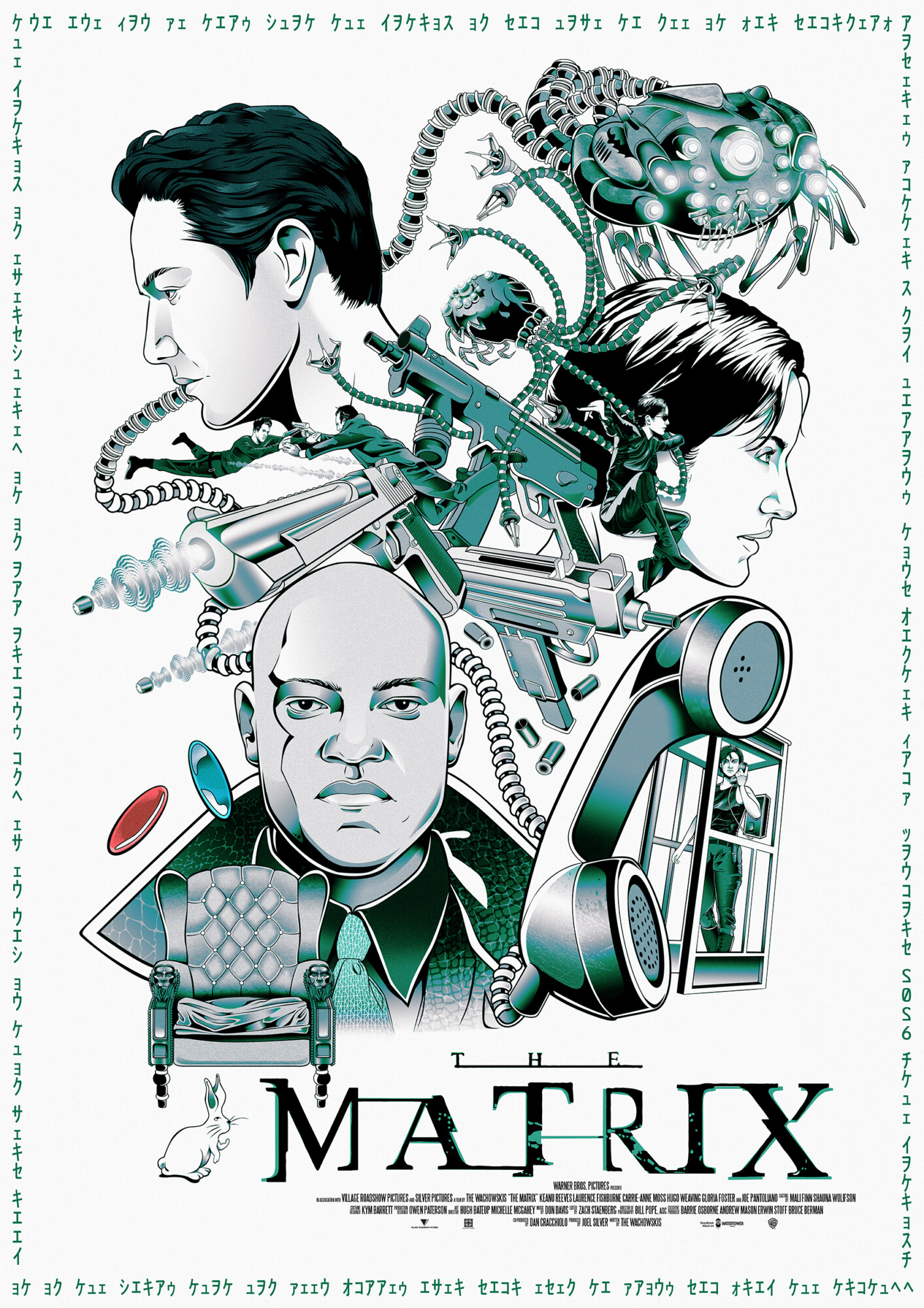 The Matrix - White Rabbit | Poster By Sam Holland