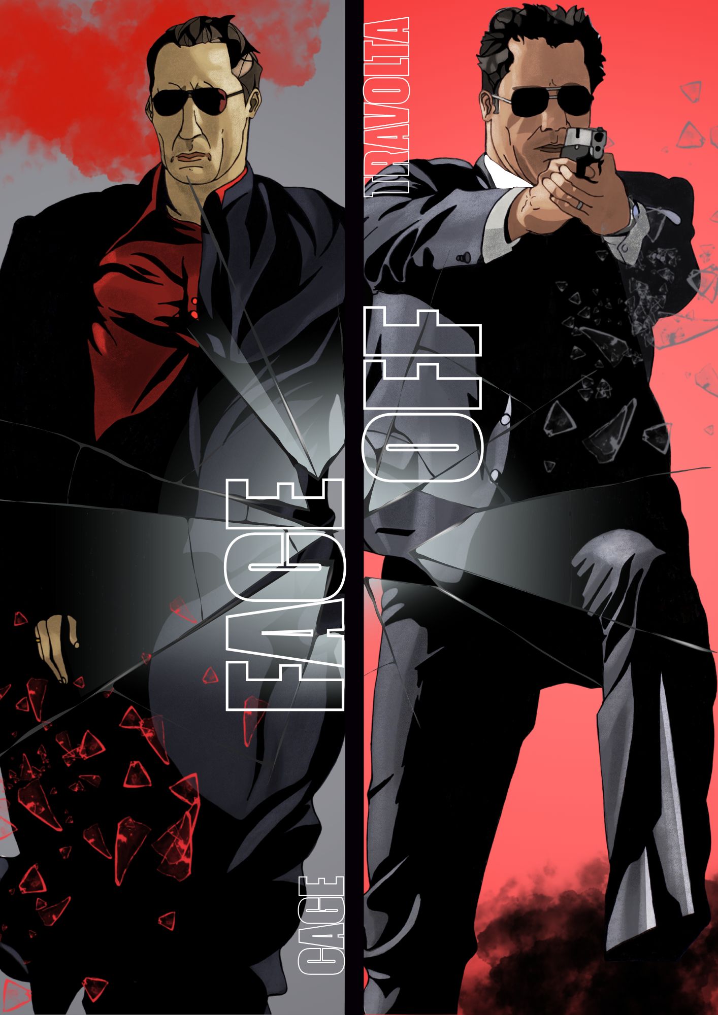 FACE OFF | Poster By Luiz Tavares Art