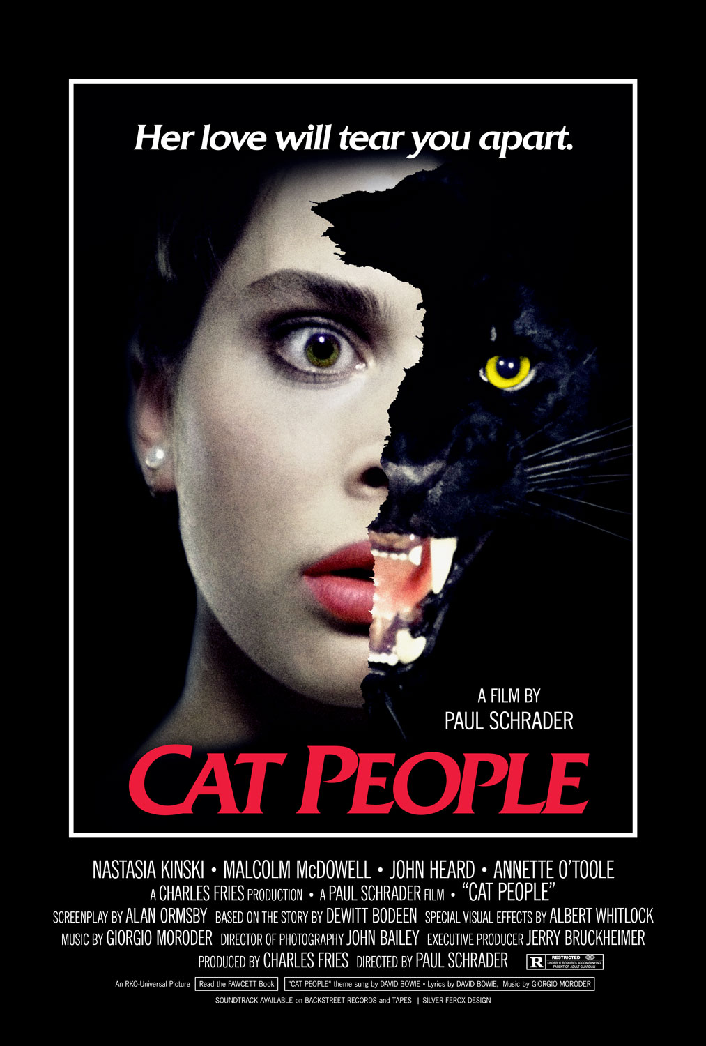 CAT PEOPLE 1982 | Poster By Silver Ferox Design