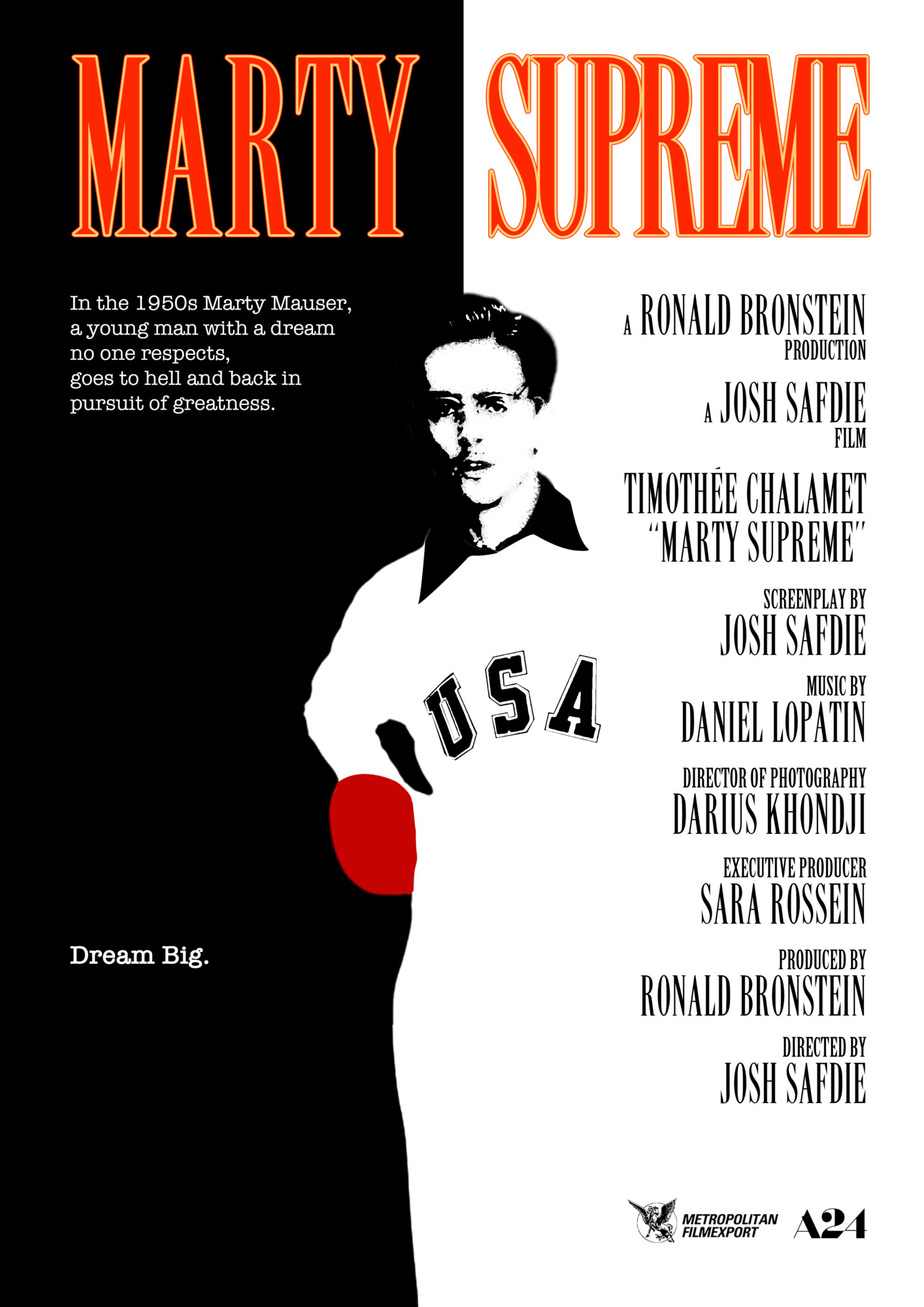 Marty Supreme | Poster By TEFERI LAMARE