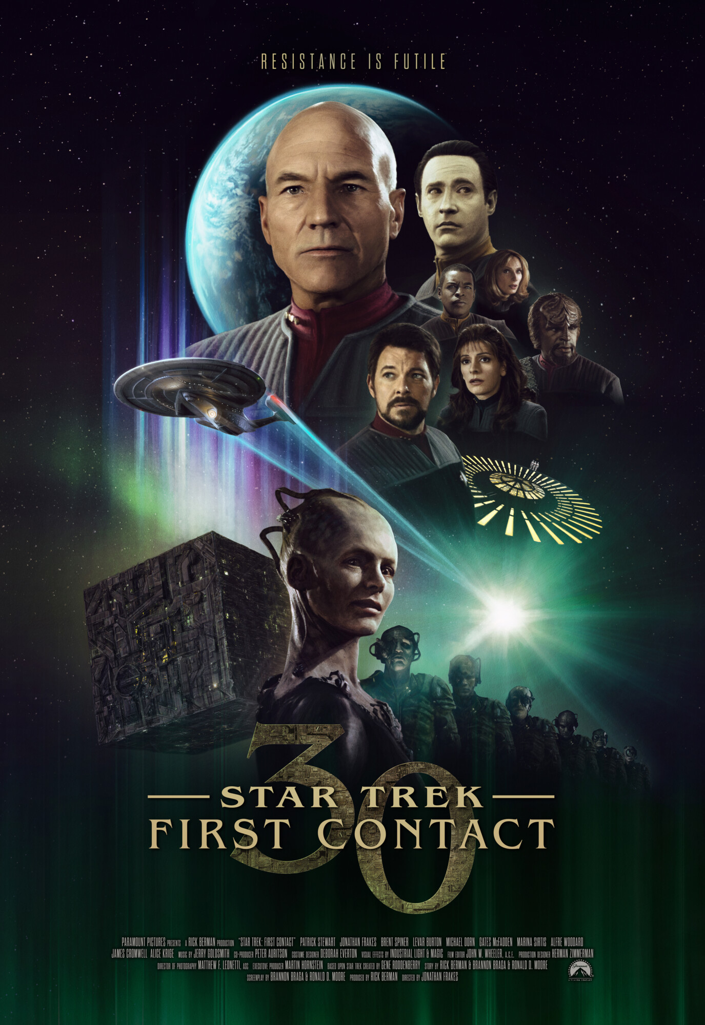 Star Trek: First Contact – 30th Anniversary | Poster By Dominic Smith