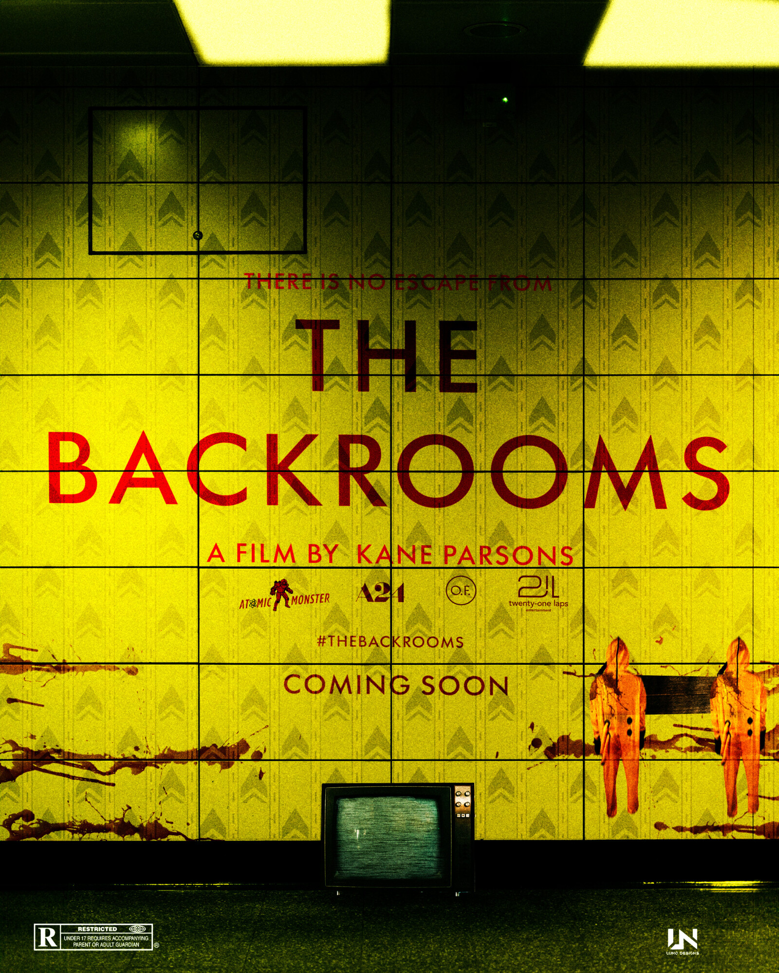 The Backrooms A24 Movie Poster Poster By Luno Designs