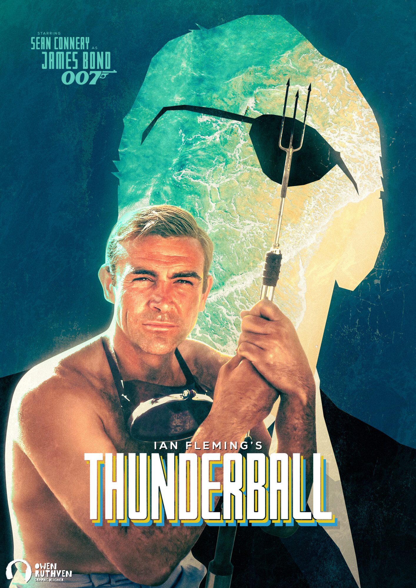 Thunderball (1965) Alt Poster | Poster By OwenRuthven
