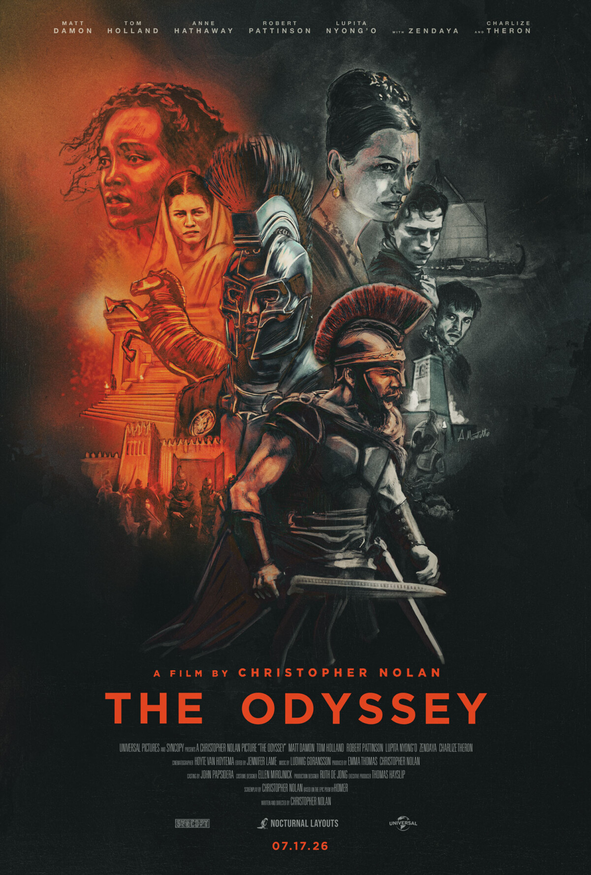 THE ODYSSEY (2026) - Alt Poster | Poster By Alessandro Montalto